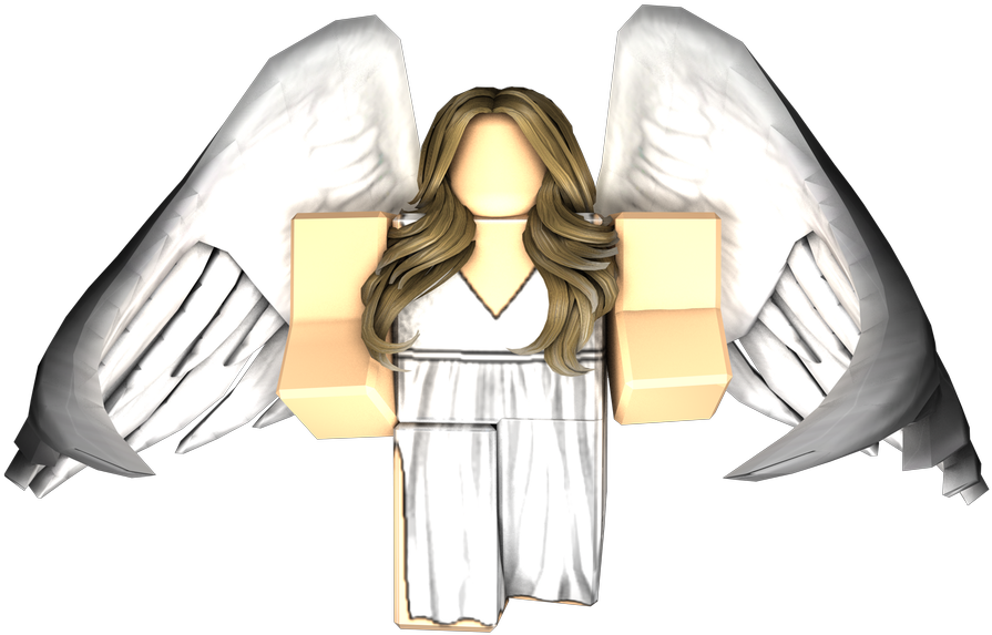 Lazywolfiee On Twitter - Angel Roblox - Free Transparent PNG Download ...