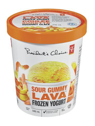 Download Pc Sour Gummy Lava Frozen Yogurt - President's Choice Frozen ...