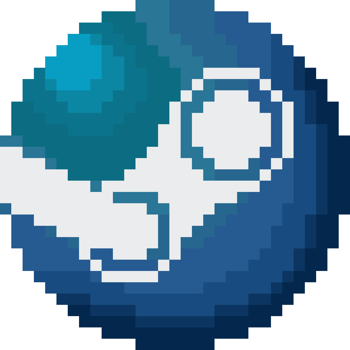 Steam Pixelart Icon - Steam Logo Pixel Art - Free Transparent PNG ...