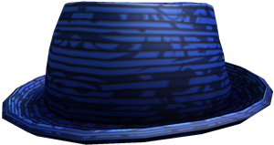 Download Sophisticated Blue Fedora - Fedora PNG Image with No ...