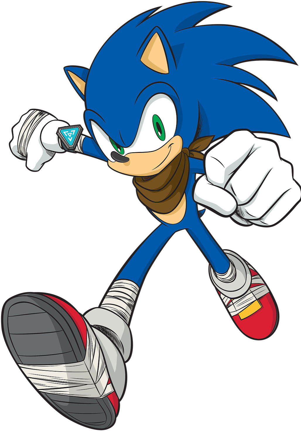 Download Sad Sonic Png Clip Black And White Download - Sonic Boom 2d ...