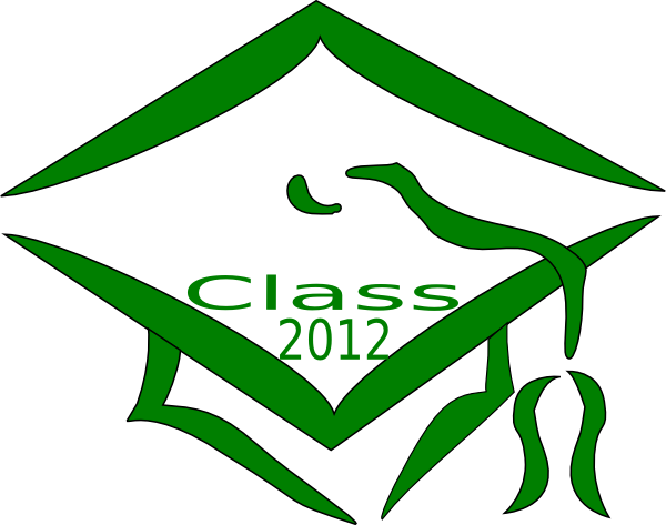 Download This Free Clipart Png Design Of Class Of 2012 Green PNG Image ...