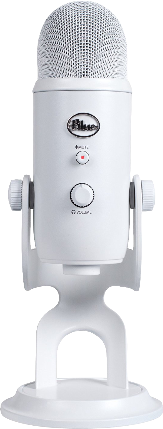 Download Blue Yeti Whiteout Microphone PNG Image with No Background ...