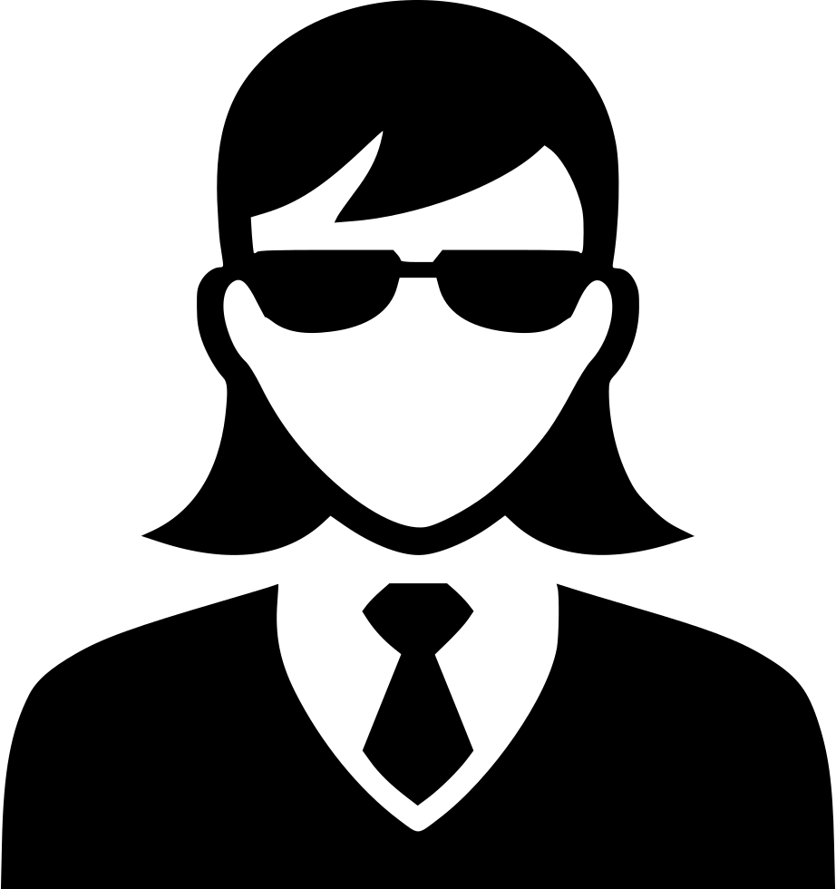 Download Png File - Secret Agent Woman Icon PNG Image with No ...
