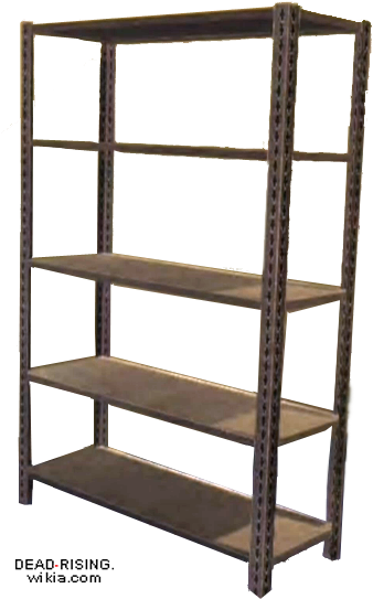 Download Dead Rising Steel Rack - Godrej Slotted Angle Racks PNG Image ...