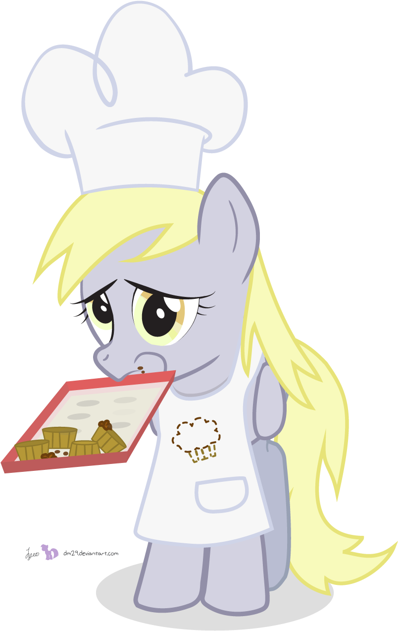 Download Dm29, Chef's Hat, Clothes, Derpy Hooves, Female, Hat, - My ...