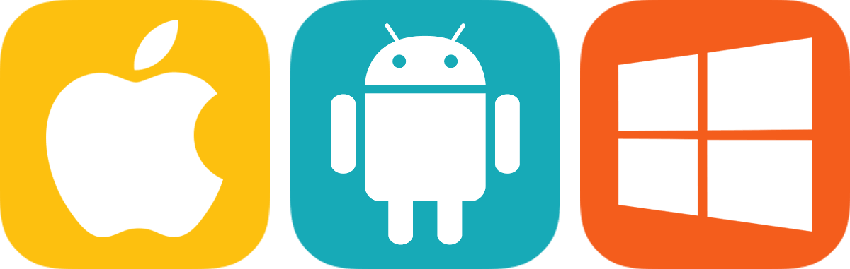 Andro#apple Windows Icon - Android Ios Windows Icon - Free Transparent ...