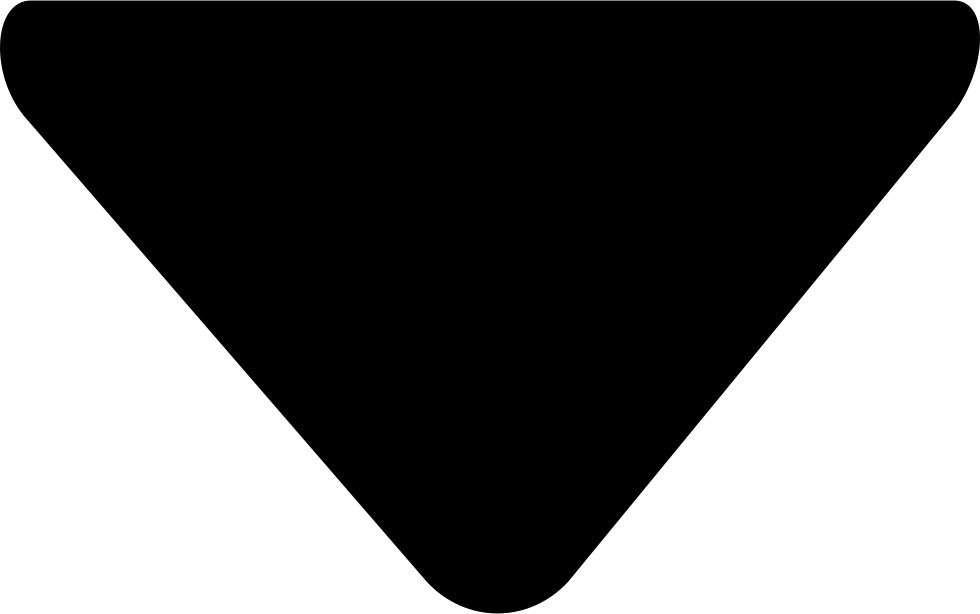 Rounded Triangle Png - Dropdown Arrow Icon Png - Free Transparent PNG ...