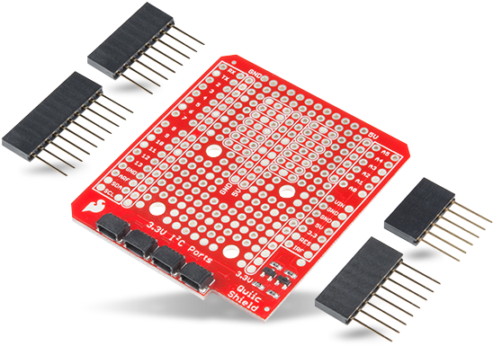 Download Sparkfun Qwiic Shield For Arduino - Sparkfun Qwiic Shield For ...