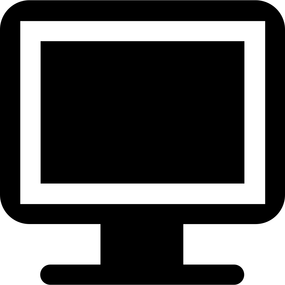 Download Free Computer Icon Svg Download Monitor With - Digital ...