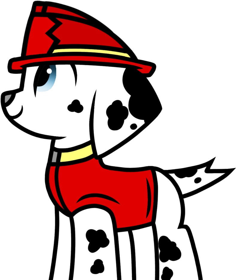 Download Paw Patrol Marshall By Rainboweevee-da On Deviantart - Anime ...