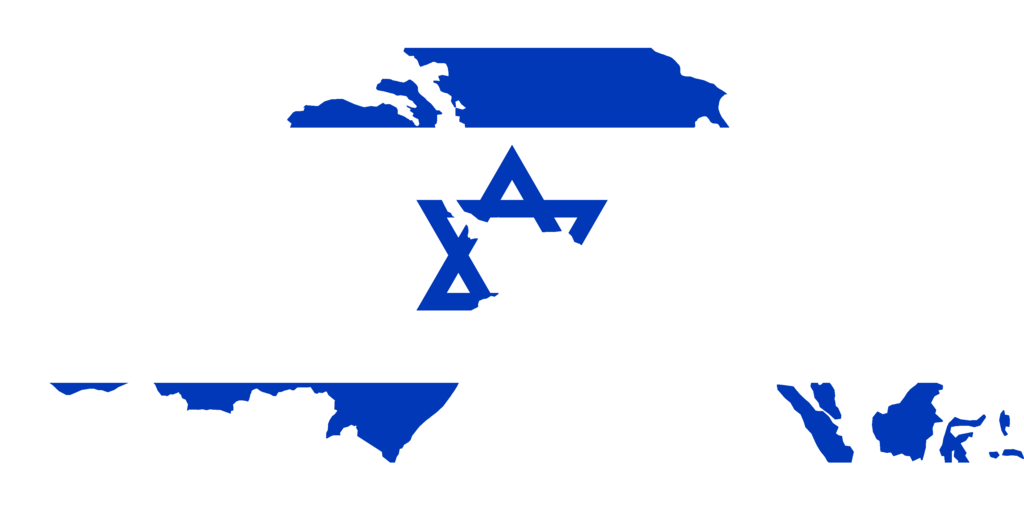 Download Map And Flag Of Israel On Old Linen - Map PNG Image with No ...