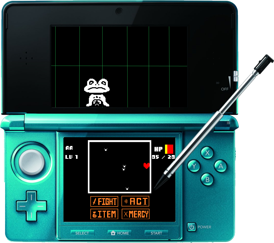 Download Undertale For The Nintendo 3ds [oc] - Nintendo 3ds (japanese ...