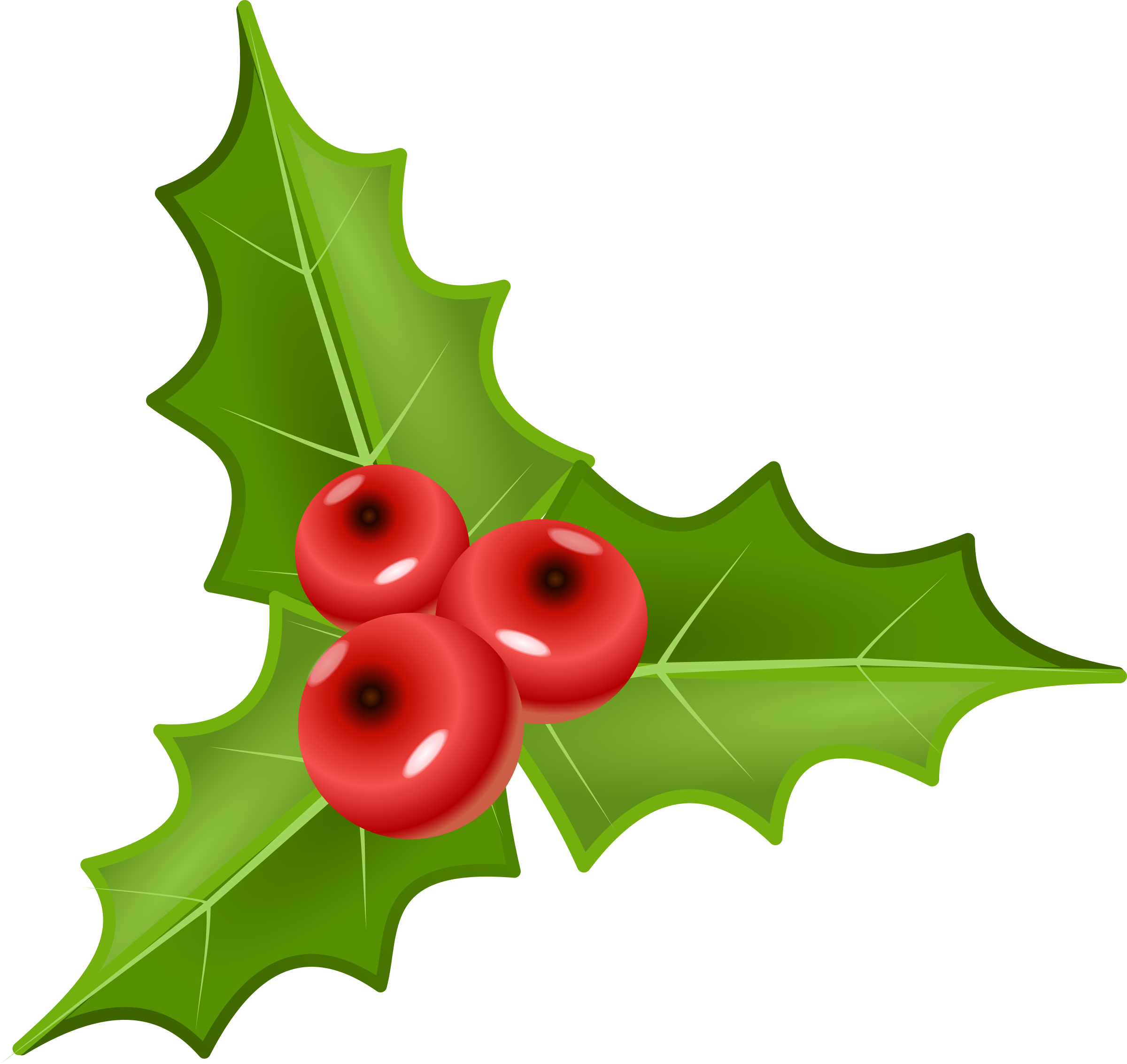 Download Holley Clipart Advent - Holly And Berries Png PNG Image with ...