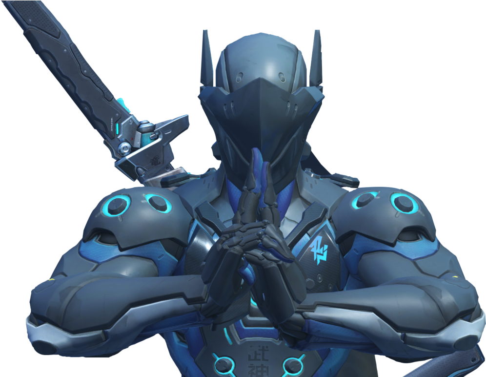 Download Genji Vector Sentai - Overwatch Genji Carbon Fiber PNG Image ...