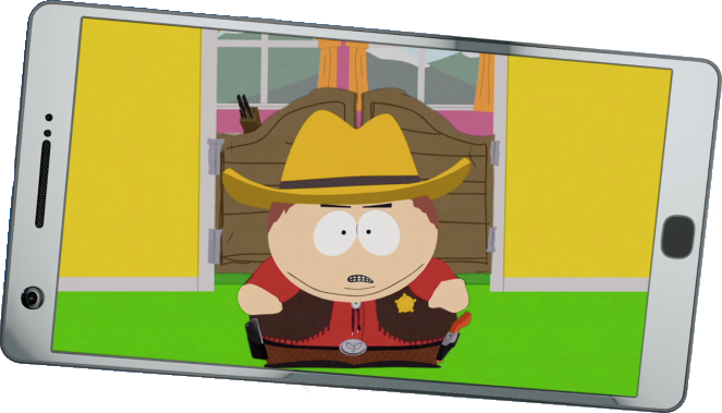 Download Phone Destroyer South Park Kyle Calling PNG Image with No ...