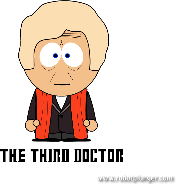 Download The Third Doctor - Cartoon PNG Image with No Background ...