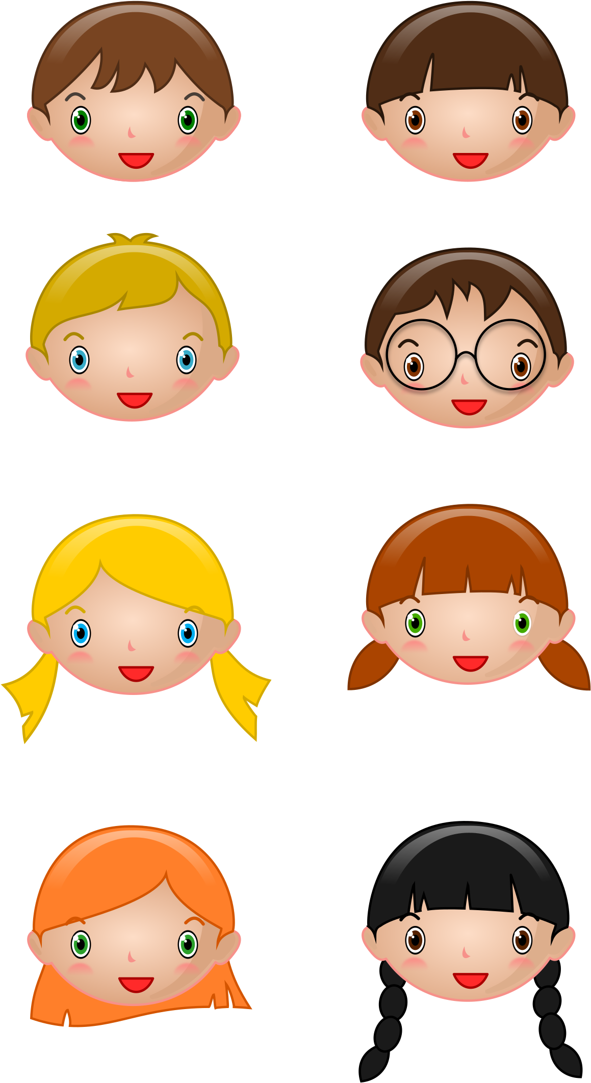 Download This Free Icons Png Design Of Kids Faces PNG Image with No ...