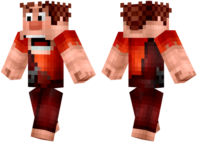 Wreck It Ralph - Movie Skins For Minecraft - Free Transparent PNG ...