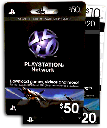 Download Playstation Network Card - Play Station Network Cards PNG ...