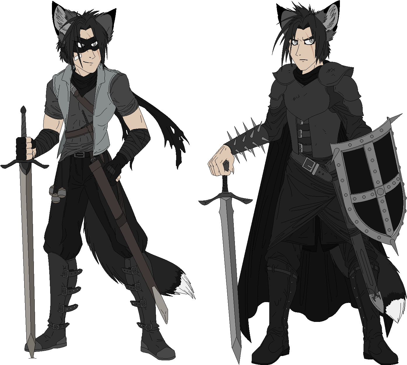 Download Raiden Fordwin Silverfox - Cartoon PNG Image with No ...