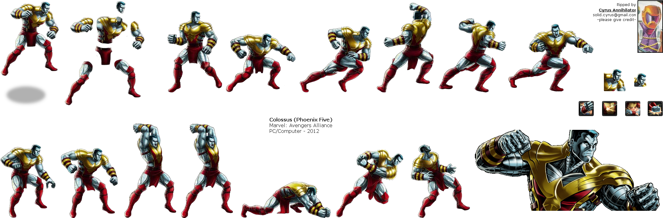 Click To View Full Size - Marvel Avengers Alliance Colossus - Free ...