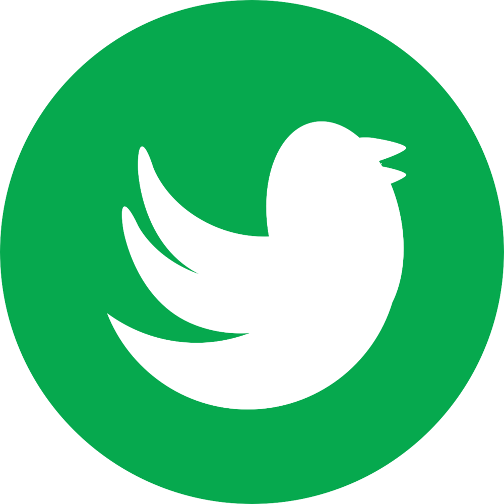 Green Twitter - Icon - Free Transparent PNG Download - PNGkey