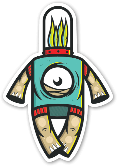 Download Danger Brain Homer Head Sticker - Illustration PNG Image with ...