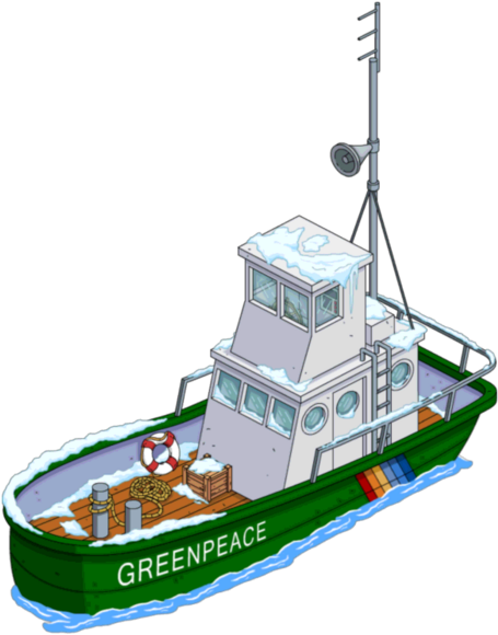Download Greenpeace Boat - Simpsons Tapped Out Boats PNG Image with No ...