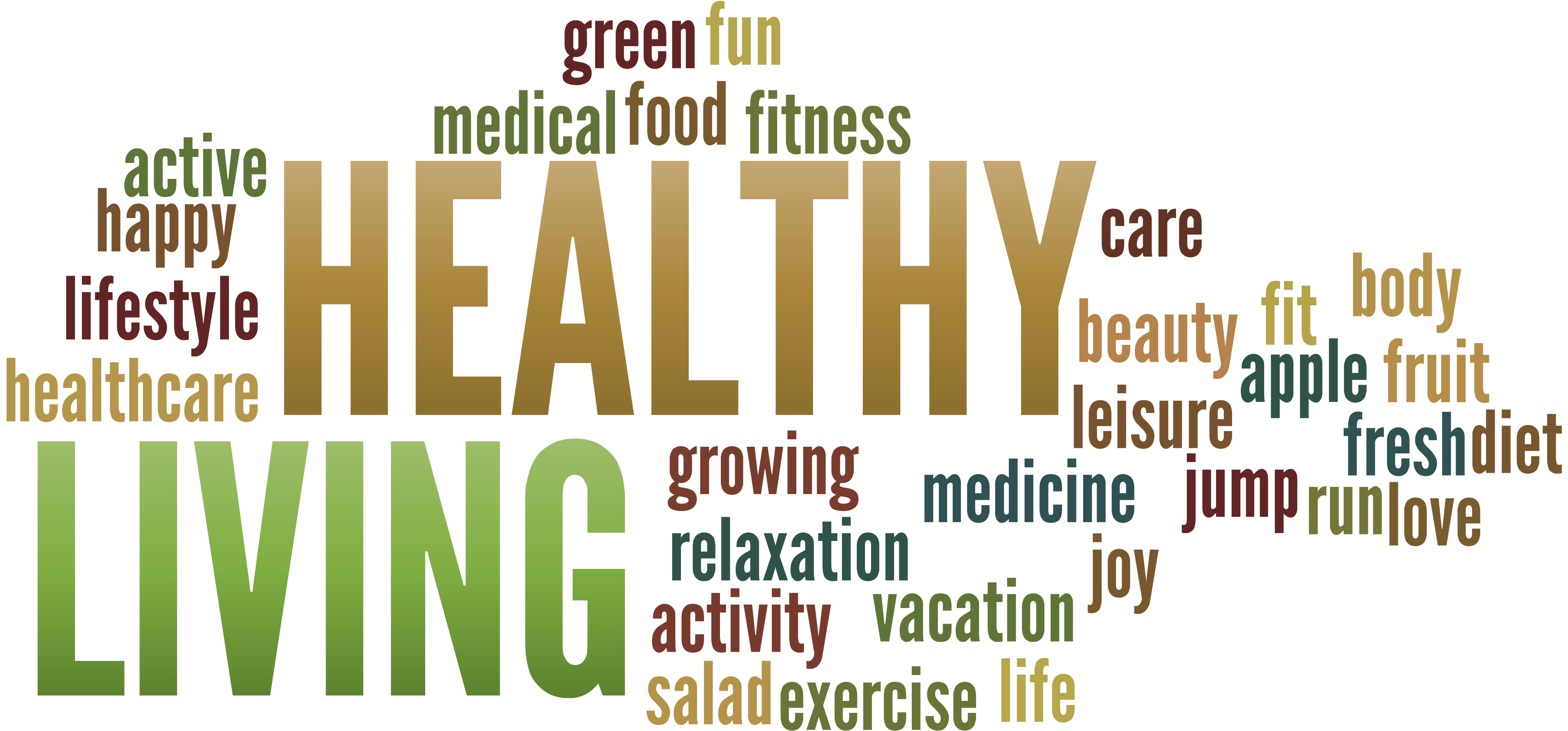 Healthy Lifestyle Png Picture - Collage Of Healthy Living - Free ...