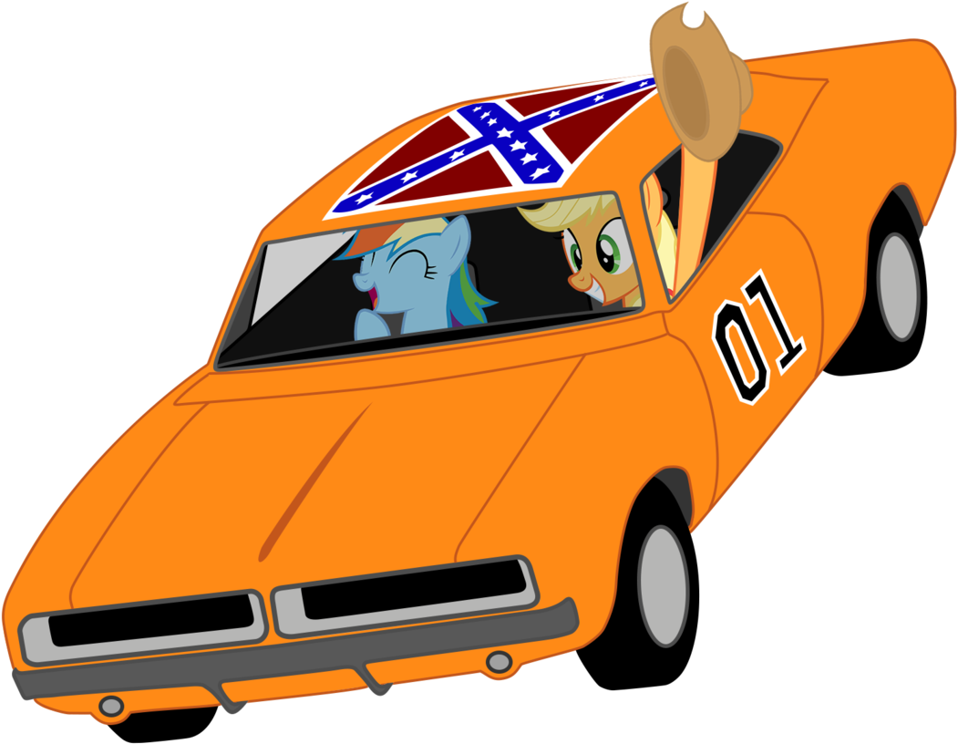 Banner Royalty Free Library Airborne Applejack Artist - General Lee Car ...