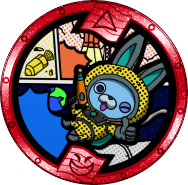 Download Usapyon Medal - Usapyon Yo Kai Medal PNG Image with No ...