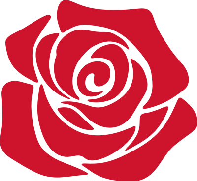 Red Rose Silhouette