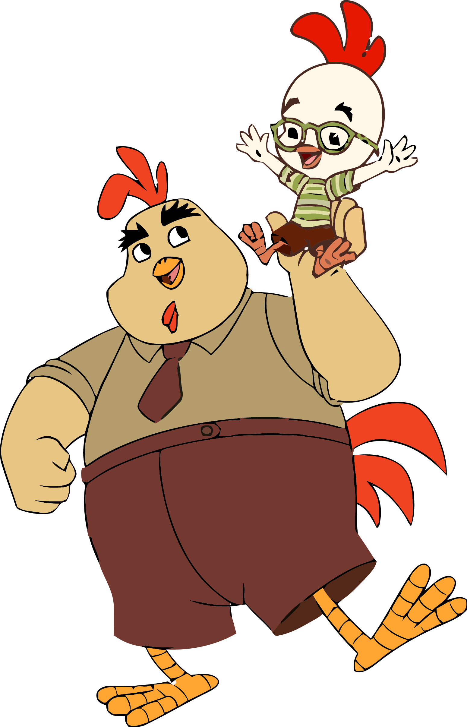 Download Chicken Little And Father Buck Clipart Png - Disney Chicken ...