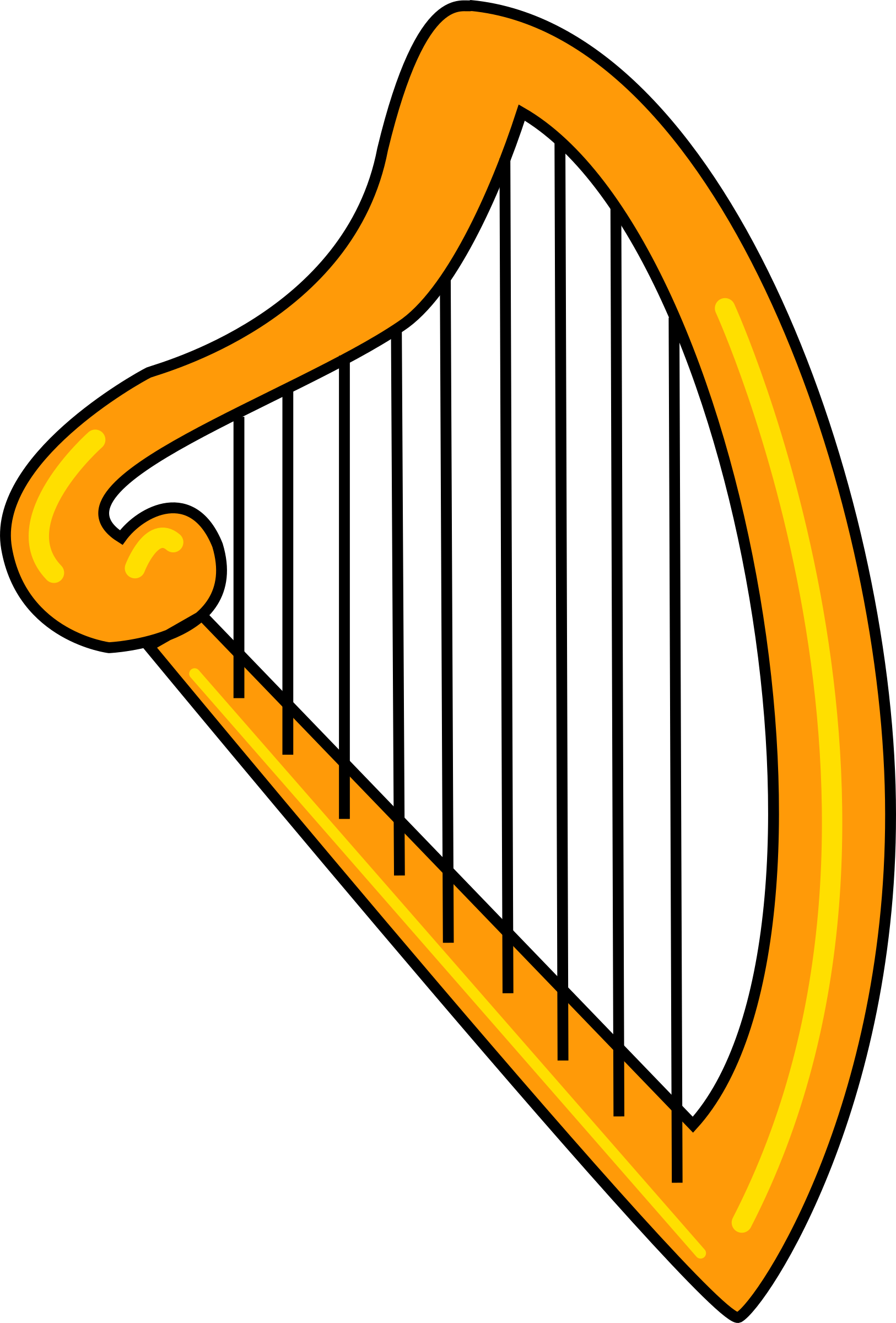 Download Lyre Musical Instruments Musical Triangles Drawing - Lyre Png ...