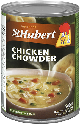 Download Chicken Chowder - St. Hubert St-hubert Chicken Noodle Soup PNG ...