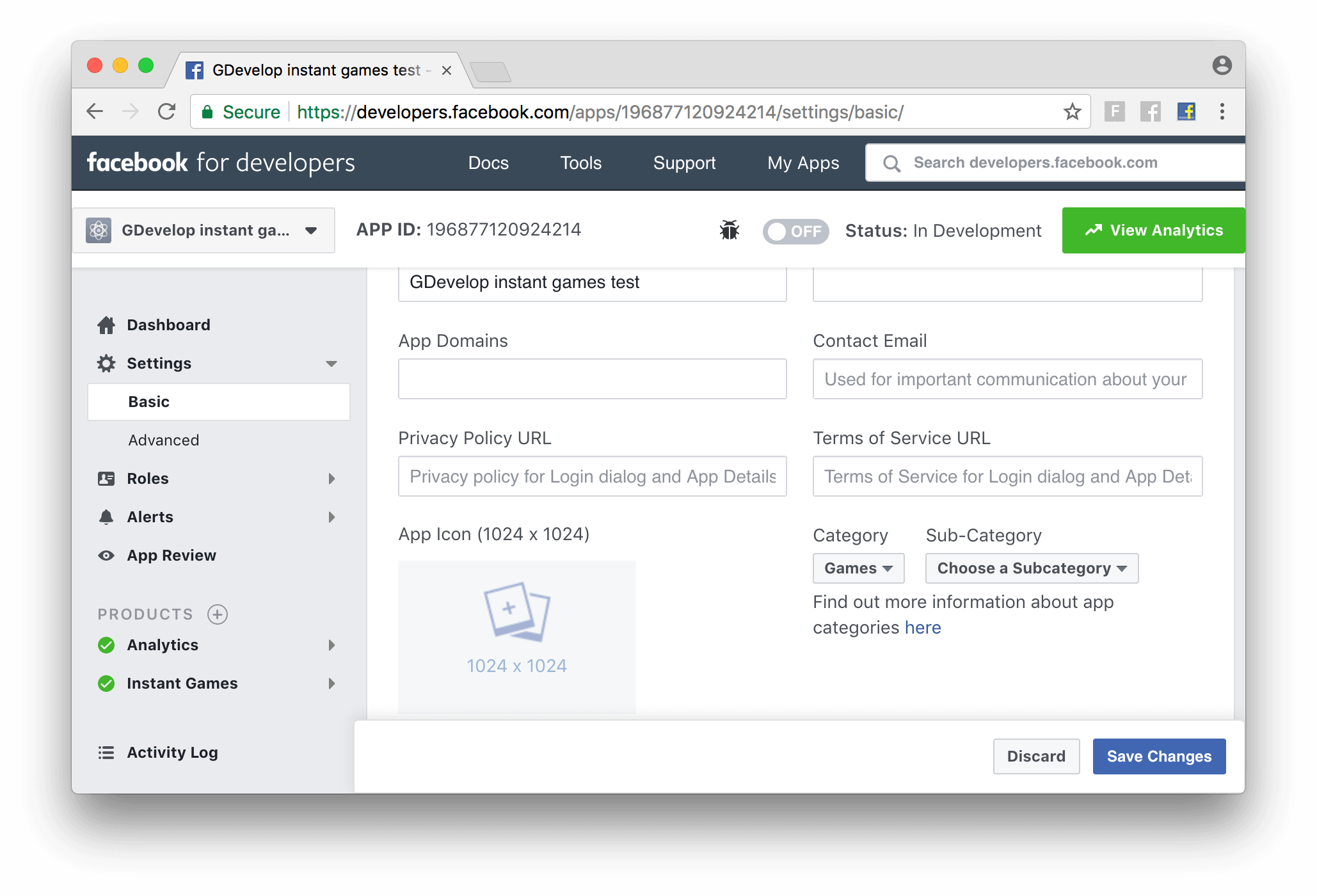 Download Create Your App On Facebook Developers And Set The ...