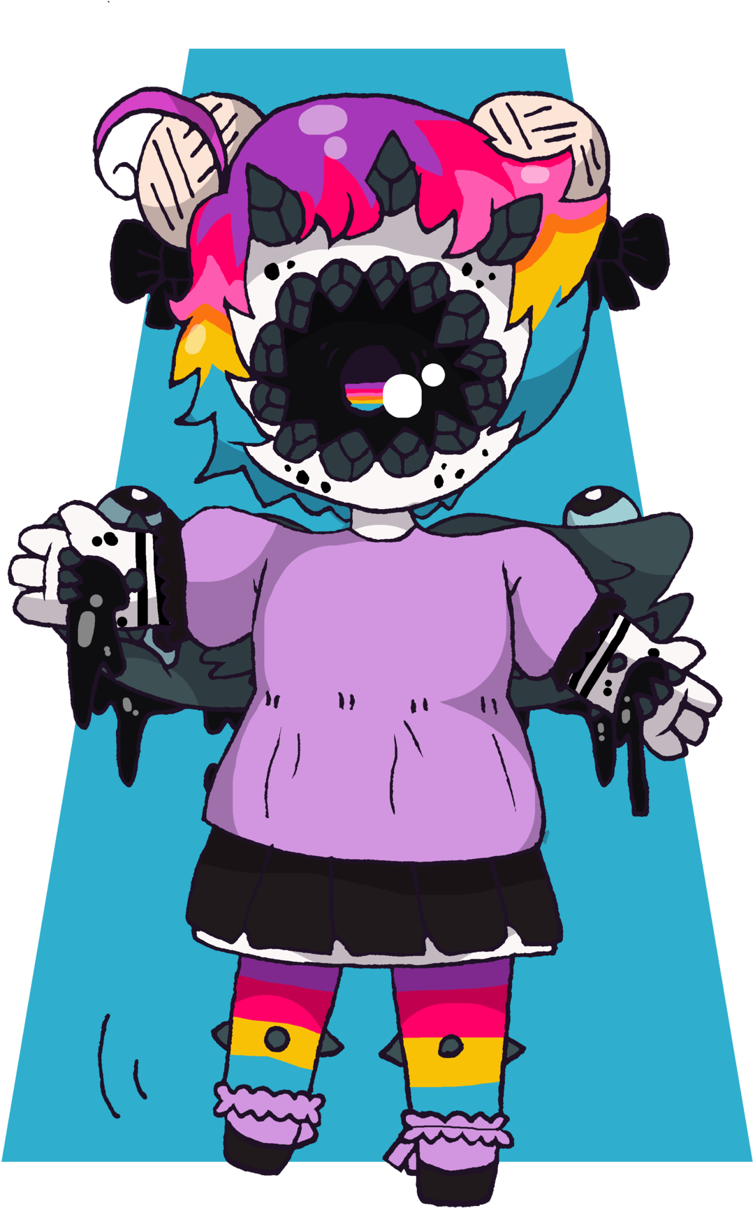 Download Harper Xynthii Oc Child Toddler Pastel Goth Lisa Frank ...