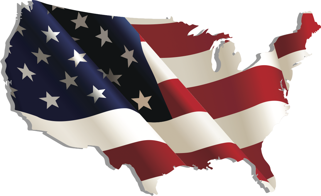 Download Usa Flag Map Png PNG Image with No Background - PNGkey.com