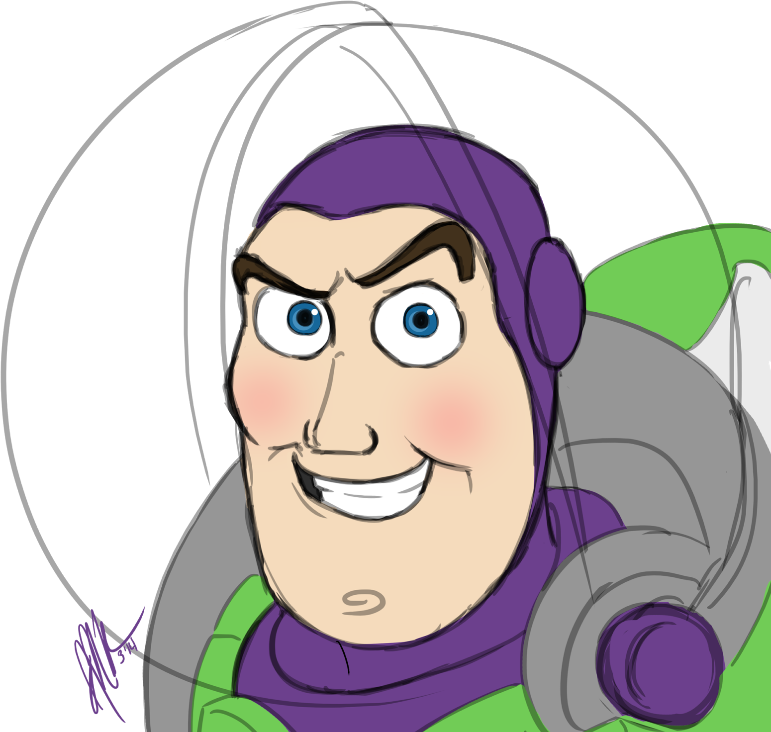Download Character 20 Buzz Lightyear Buzz Lightyear Cara Dibujo