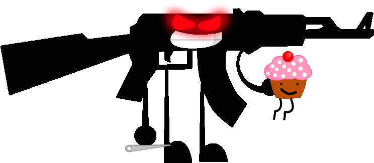 Gun As A Shadow Vector - Object Mayhem Gun - Free Transparent PNG ...