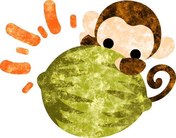 Download Free Illustration A - Monkey With Coconut Cartoon PNG Image ...