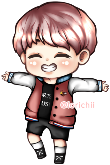 Bts Chibi J Hope - J Hope Chibi Drawing - Free Transparent PNG Download ...