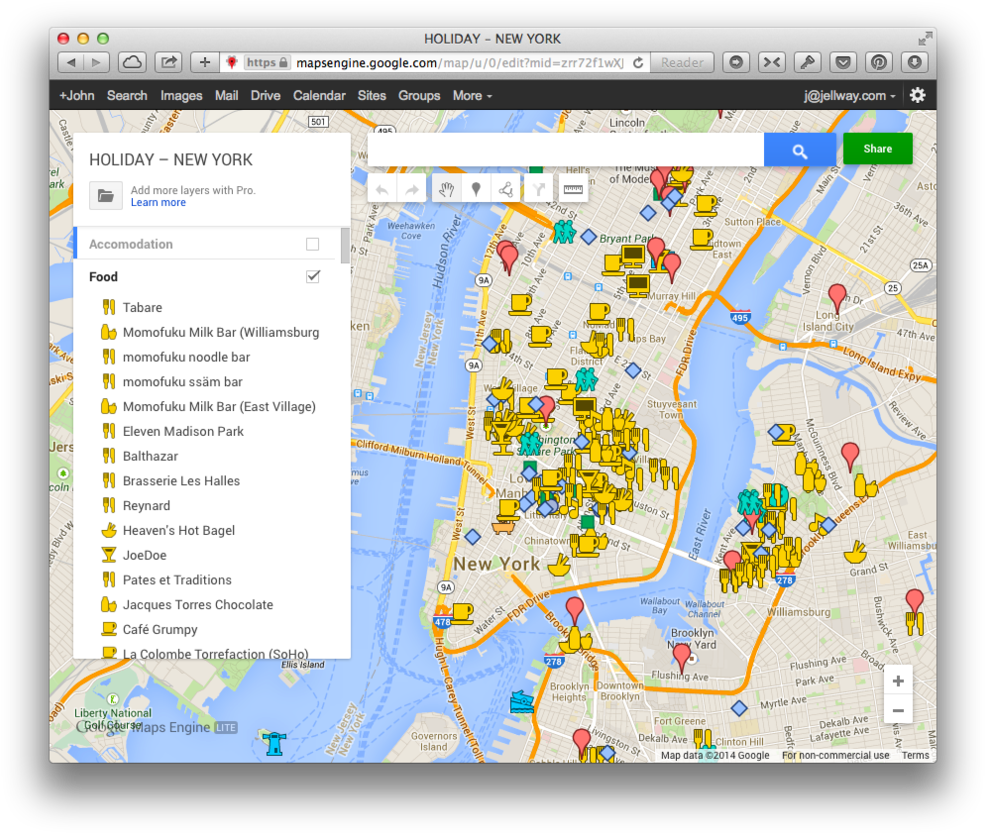 Architect Travelling With A Custom Google Map And Using - Atlas - Free ...