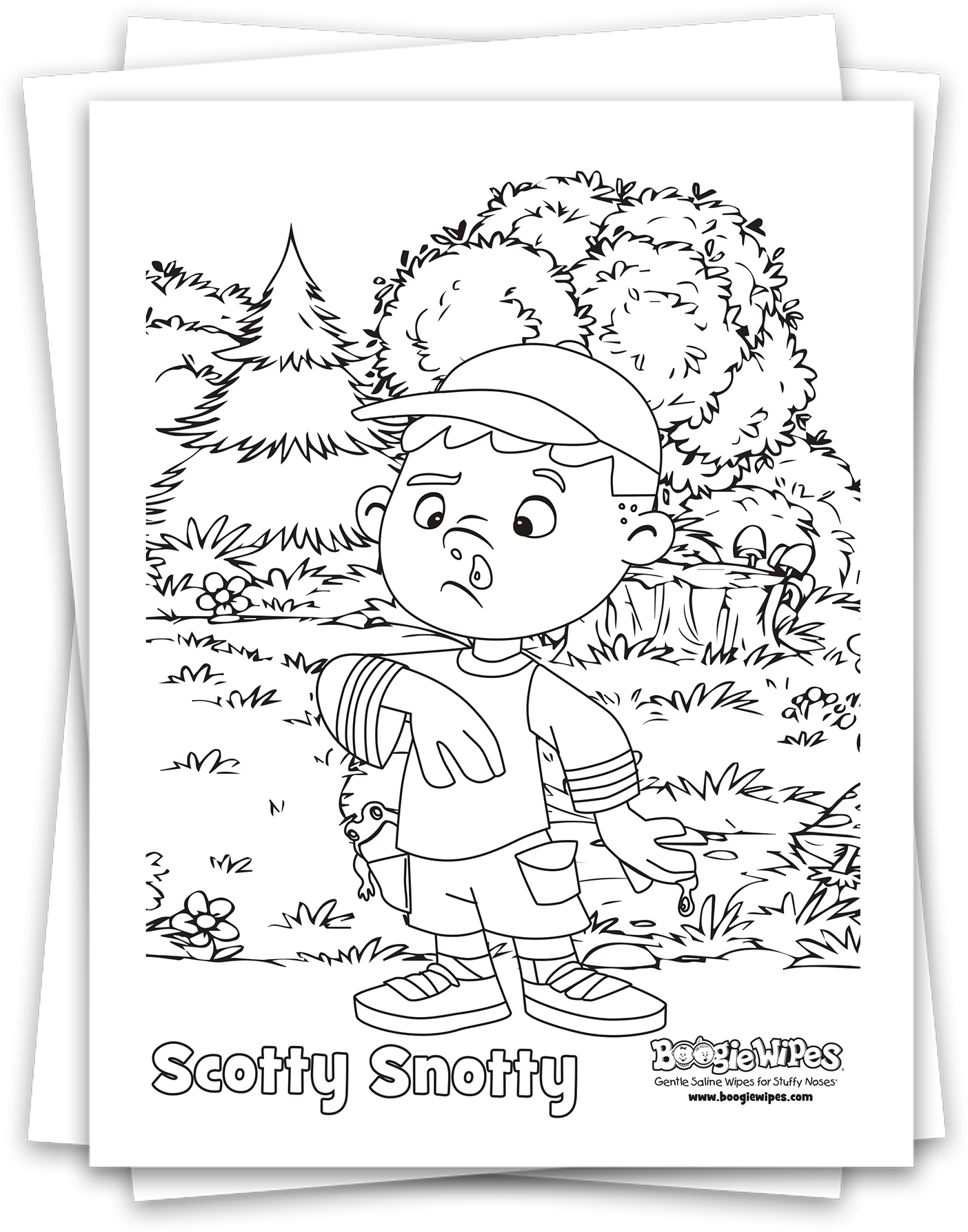 Coloring Activity Sheets - Booger Coloring Page - Free Transparent PNG ...