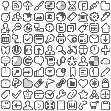 Icons Png Pack Clip Freeuse Library - Icon Pack Png - Free Transparent ...