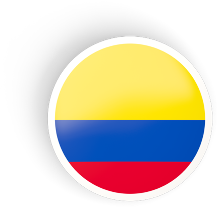 Download Illustration Of Flag Of Colombia - Colombia Flag Logo Png PNG ...