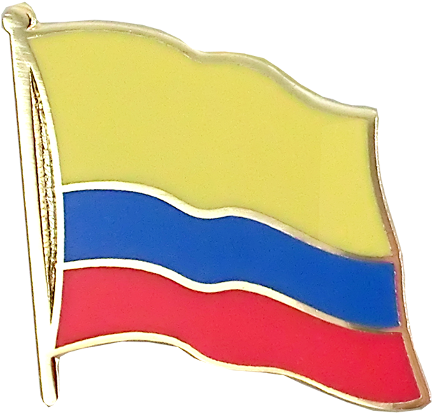 Download Flag Lapel Pin - Colombia Flag Pin PNG Image with No ...