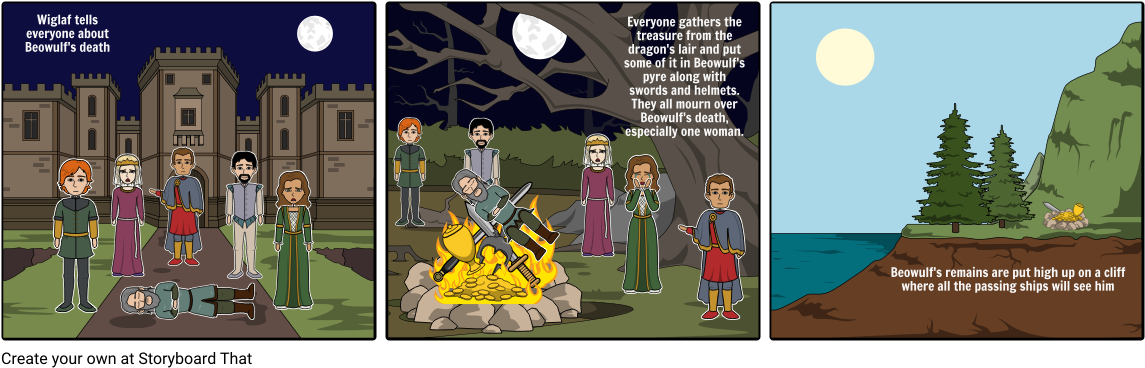 Funeral Pyre Beowulf