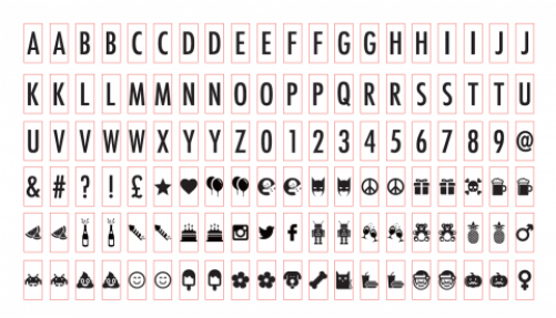Download 120 Extra Letters Numbers Symbols - Mix Of Letters Numbers ...